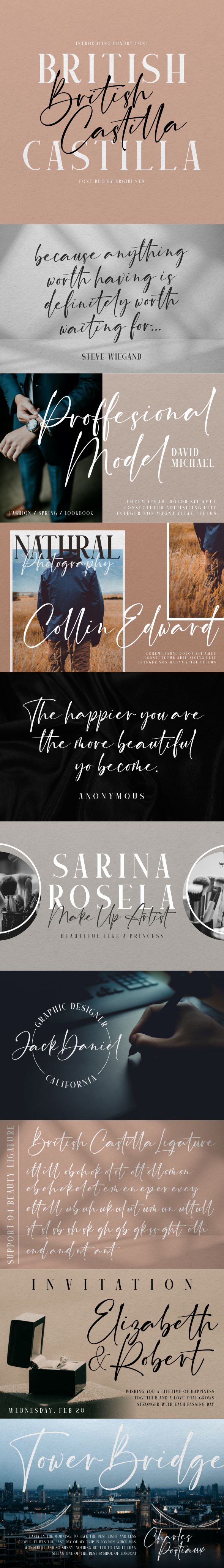 British Castilla, Fonts | GraphicRiver